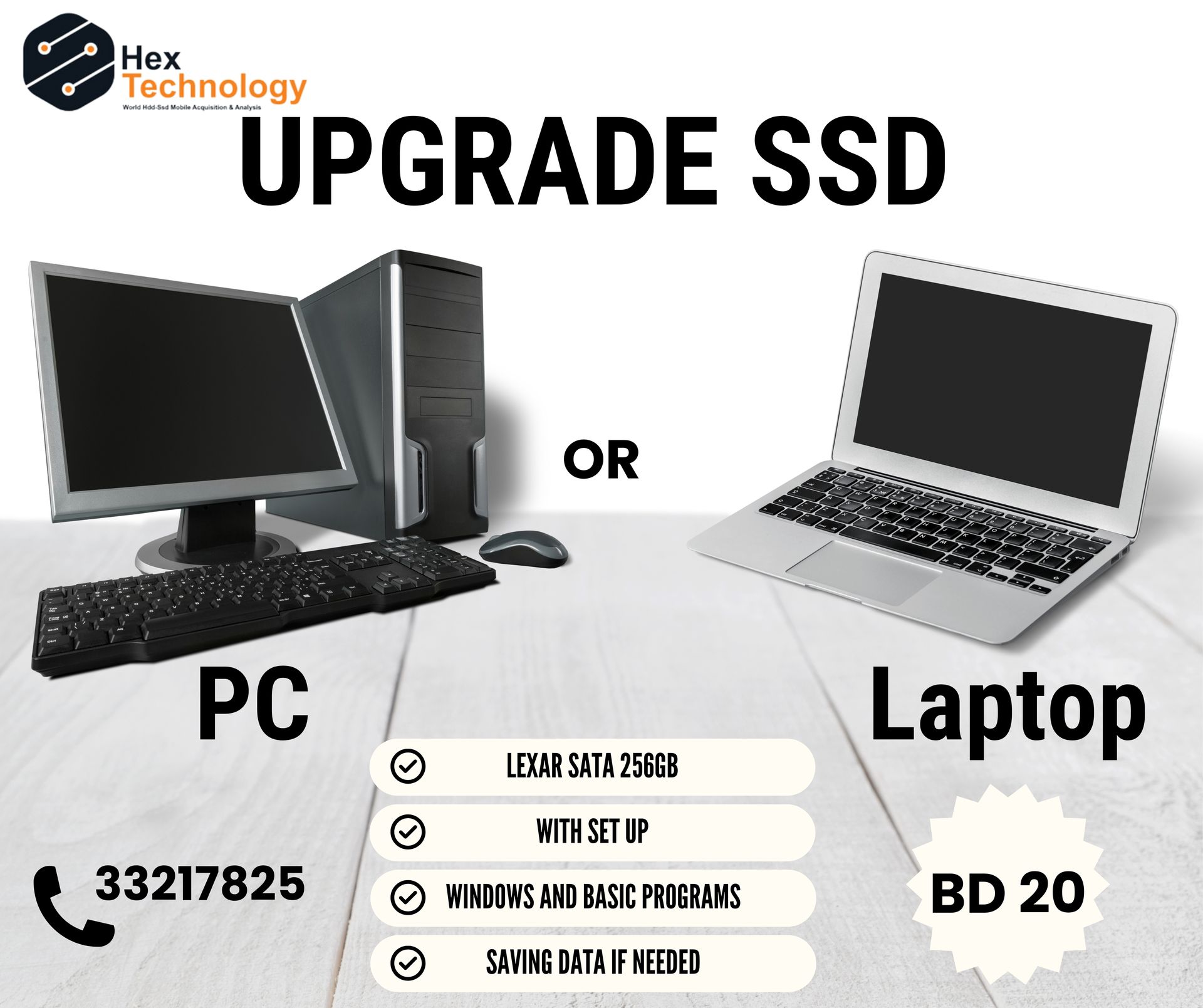 OLD Computer get UPGRADE! | Data Recovery - Hex Tech