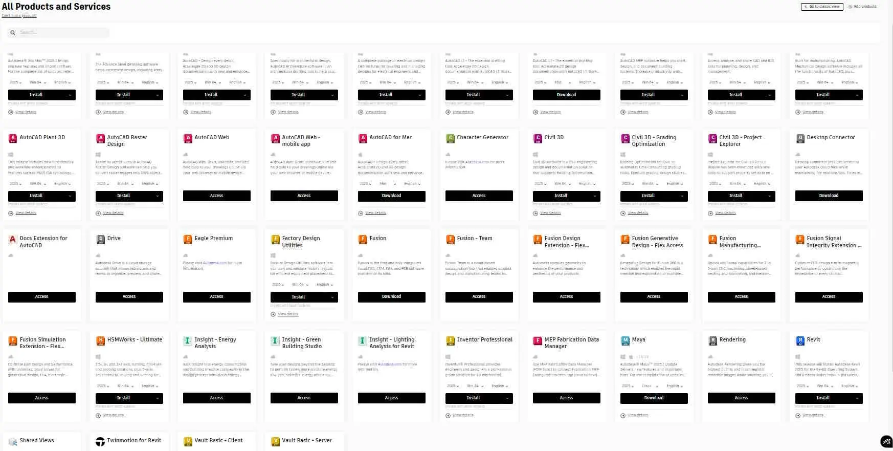 Searching of Software for Architecture, Engineering, Construction ...