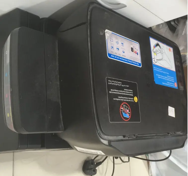 HP Printer - Mistakenly refilled the ink color to other colors. | Data ...